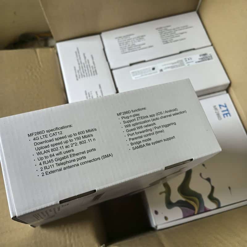 Unlock Blazing-Fast Home & Office Internet: Meet the ZTE MF286D 4G ...